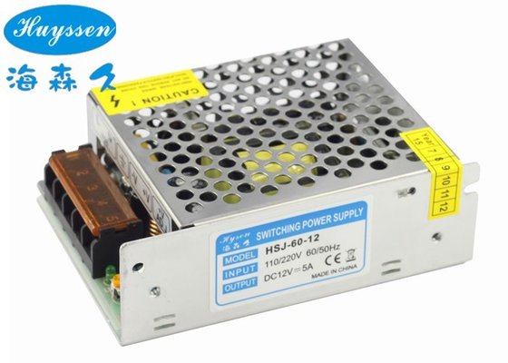 OEM 60 watt led driver , 12A 5v switching power supply For LED Strip Lighting