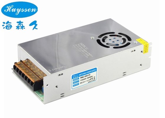 High Reliability 12.5A 24V 300W Regulated Switching Power Supply With CE For Industry
