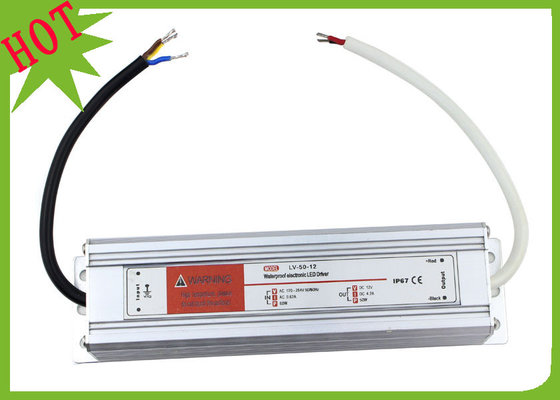 IP67 Waterproof constant current led driver , Custom enclosed switching power supply DC 24V