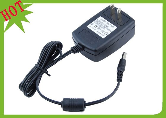 Black 15W Wall Mounting Adapter AC/DC For CCTV Camera With Two Pin
