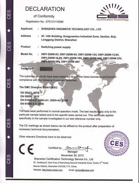 China Shenzhen Huyssen Technology Co.,Ltd. certification