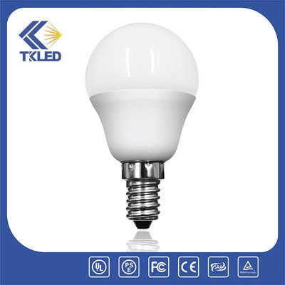 China P45 E27 / E14 LED Light Bulb With 2700-6500K 800 lumen LED Globe Bulb 3W 35000h Home Lighting supplier