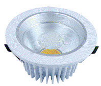 China Energy saving Warm white LED COB Downlight 30watt with aluminum alloy heat dissipation structure supplier