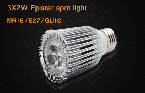 China High Power E27 COB LED Spotlight Bulb , Bridgelux Chip with Die casting Aluminum Housing supplier