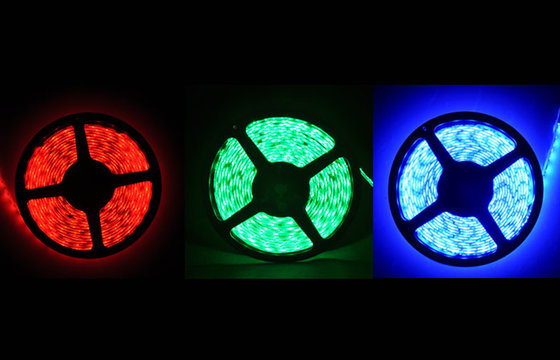 China 5 Meter Flexible RGB LED Strip Light Color Changing IP20 For Cars supplier