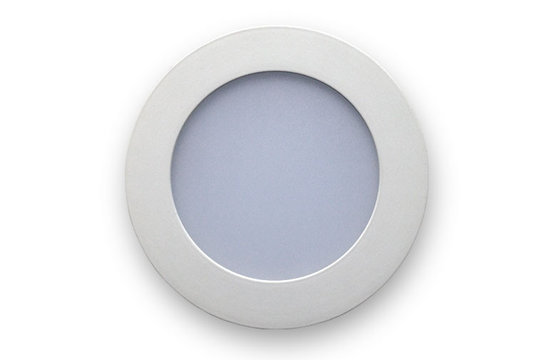 3 - 8 Inch Ultrathin LED Ceiling Panel , 85V 265V 18W Round LED Panel Light supplier