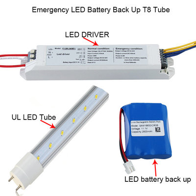 18 Watt 4 Foot Indoor LED Emergency Lights With Battery Lasting for 4 Hours