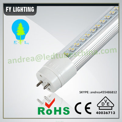 High Luminous 2FT To 8FT LED T8 Tube Light For School / Office