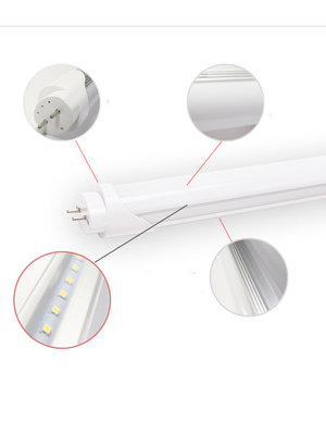 DLC List 4ft 18w 1200mm LED Tube With Milky Cover 110lm/w 5 Years Warranty