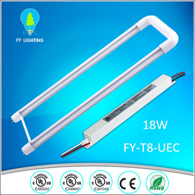 UL CE RoHS U Shaped Fluorescent  LED Tube Lights SMD2835 5 Years Warranty