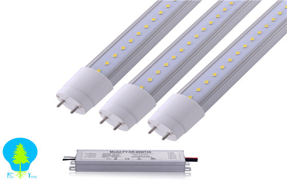 26W Warm White T8 Dimmable LED Tube 8ft 4ft 5ft With Clear / Frosted Pc Cover