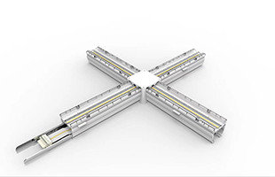 Seamless Connection LED Linear Trunking System For Warehouse / Supermarket