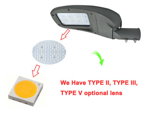 130LMM/W Outside Street Lights , Lumileds 5050 LED Lights Street Lights