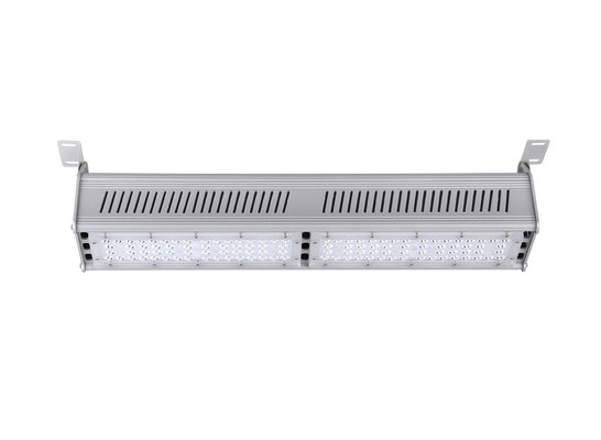 Silver Linear High Bay LED Lighting Lumileds 3030 LED Warehouse Lighting Fixtures