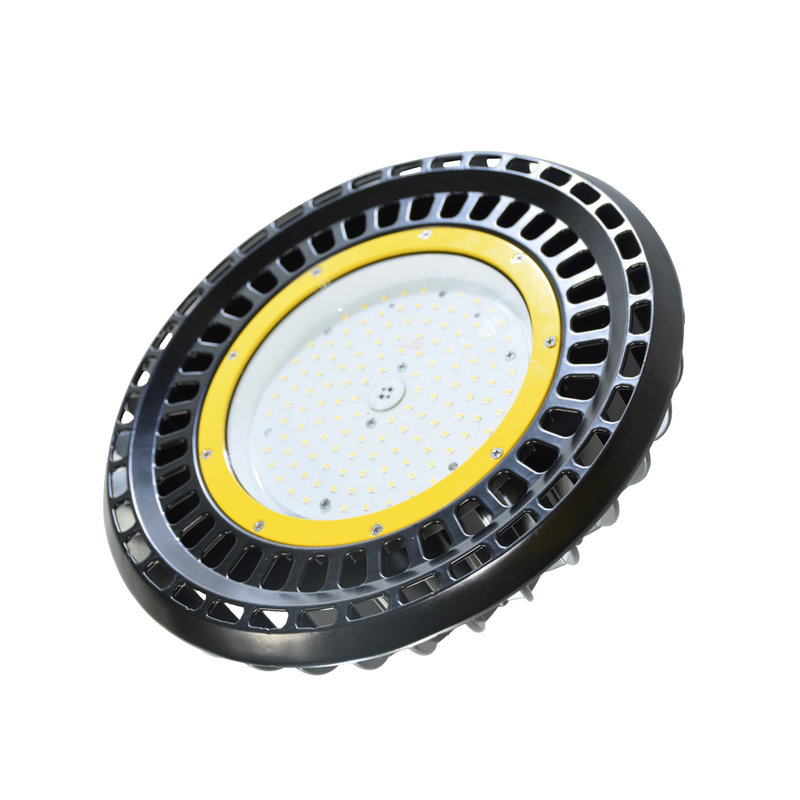 IP65 Waterproof Round LED High Bay Warehouse Lights 130LM/W Lumileds