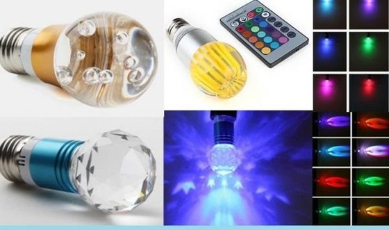 RGB LED Bulb light , HOT --- LEEON LED