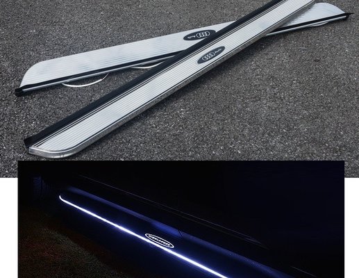 Car side pedal for Aluminum alloy with lighting  --- Chinese Automobile Fittings Factory