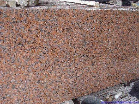G562 China Granite Polished Maple Red Granite Tile L*30cm Granite Exterior Stairs for house