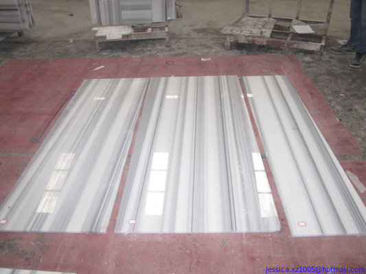 Popular White Wooden Marble,Beautiful Polished Marmara White Marble