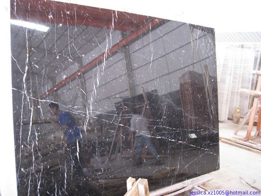 China Marble Tile/Nero Marquina,/Black Marble with White Vein,China black Marble Products