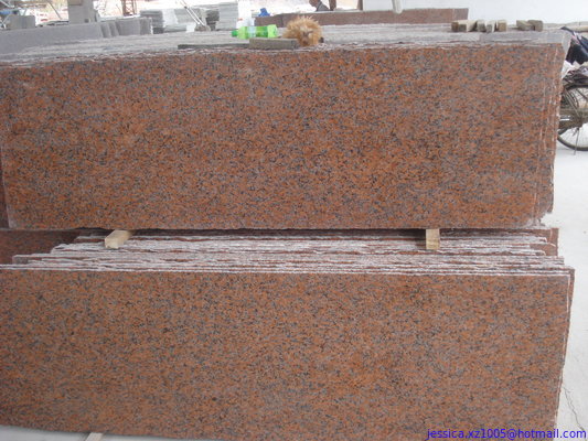 Chinese granite G562 Maple Red granite polished granite tiles with best wholesale prices for sale