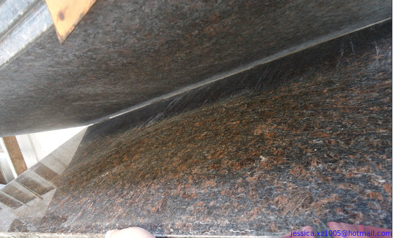 Chinese factory hot sale construction material granite slab of Tan brown