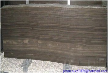 Hottest Dark Colour Wood Marble, Popular Polished Obama Wooden Marble New Product On selling