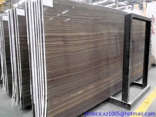 Hottest Dark Colour Wood Marble, Popular Polished Obama Wooden Marble New Product On selling