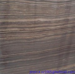 Hottest Dark Colour Wood Marble, Popular Polished Obama Wooden Marble New Product On selling