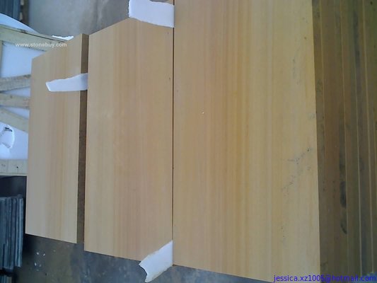 Popular Sandstone--Yellow Wooden Sandstone Tile,Natural Stone Tile,Hone Sandstone Paving&Copping