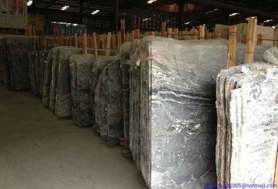 New Product Sea Wave Grey Marble Hottest Selling Honed Sea Wave Marble Floor Tiles