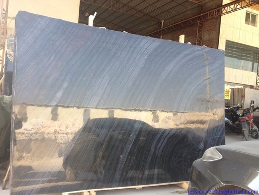 High Quality black wood Grain marble tile price per square meter,Chinese black wood grain marble slabs