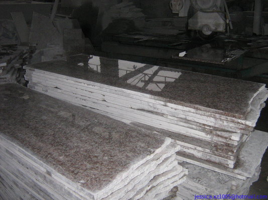Hottest China Granite Tiles / Granite Flooring (G687) Peach red Polished Granite On Sales