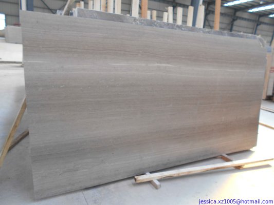 New Grey Wood Marble China Wooden Vein Grey Wood Marble big Slab polished price