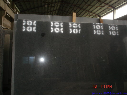 Polished G654 Granite Tile,Flamed & Honed Surface,Grey Granite,Dark Grey Granite Tile
