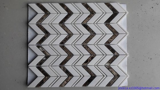 Carrara White Marble Mosaic,Marble Mosaic,White Marble Mosaic ,Eastern White Marble Mosaic