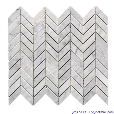 Carrara White Marble Mosaic,Marble Mosaic,White Marble Mosaic ,Eastern White Marble Mosaic