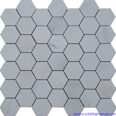Wood White Marble Mosaic,Beige Marble Mosaic,White Marble Mosaic ,White Marble Mosaic