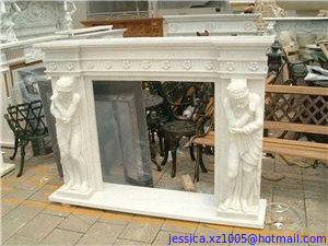 High Quality Carved Indoor Decorative White Marble Fireplace Beautiful cheap elegant natural indoor marble fireplace
