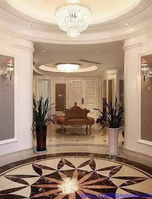 Marble Stone Polished of the Waterjet Patterns Flooring Tiles,Waterjet Tile