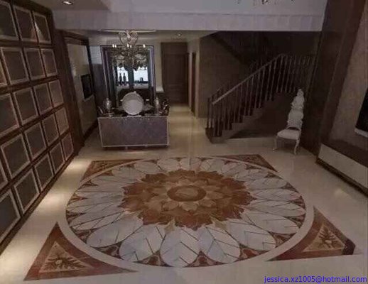Marble Stone Polished of the Waterjet Patterns Flooring Tiles,Waterjet Tile