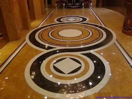 Waterjet Tile,Marble Stone Polished of the Waterjet Patterns Flooring Tiles