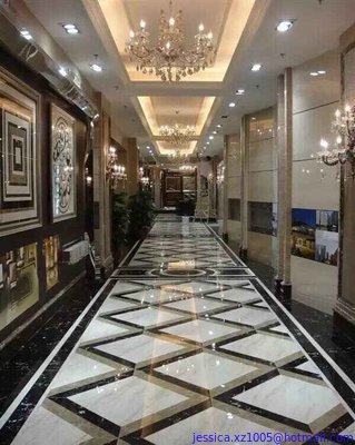 Waterjet Tile,Marble Stone Polished of the Waterjet Patterns Flooring Tiles