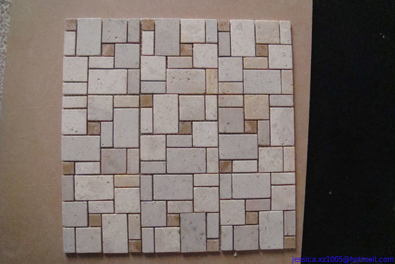 Marble Mosaic Tile,Mosaic,French Pattern Design Mosaic,Nero Marquina Mosaic Tile,Kitchen Mosaic Tile