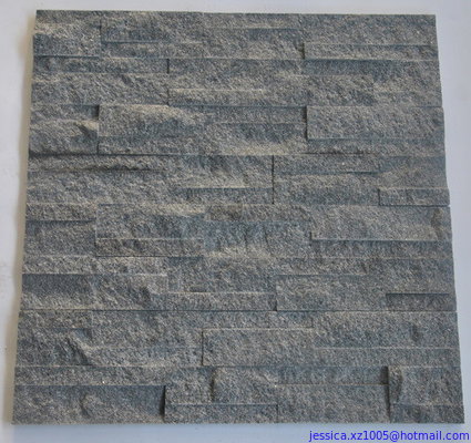 Hottest Natural Dark Grey Granite Stacked Stone, Wall cladding stone,Ledgstone Tiles