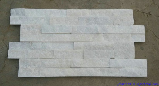 Hottest Natural Stacked Stone, Wall cladding stone, White Quartzite Ledgstone Tiles