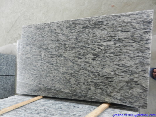 Construction material natural stone Factory Supplier Sea wave white granite Polished Paving stone/blind paving stone