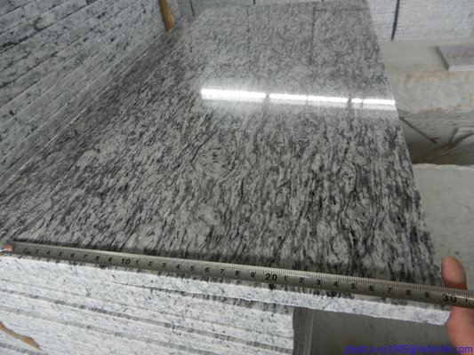 Construction material natural stone Factory Supplier Sea wave white granite Polished Paving stone/blind paving stone
