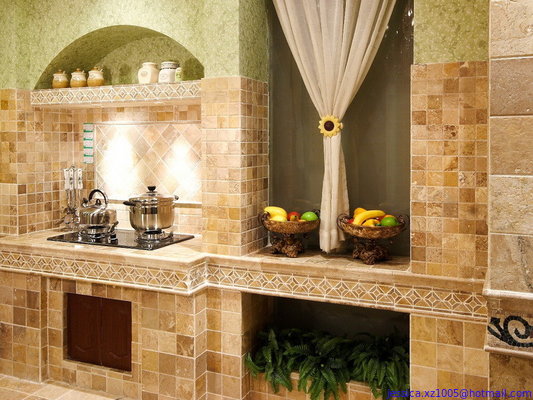Top Quality Chinese Beige Traverttine-Chinese Travertine,French Pattern Travertine Tile