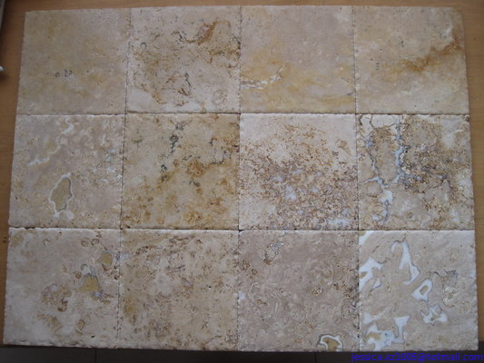 Top Quality Chinese Beige Traverttine-Chinese Travertine,French Pattern Travertine Tile